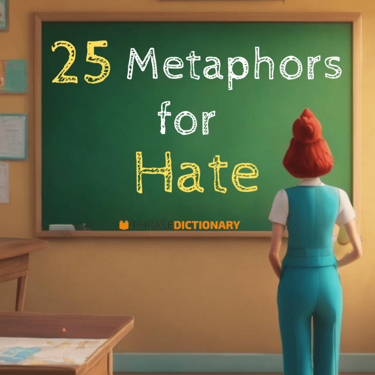 25 Metaphors for Hate