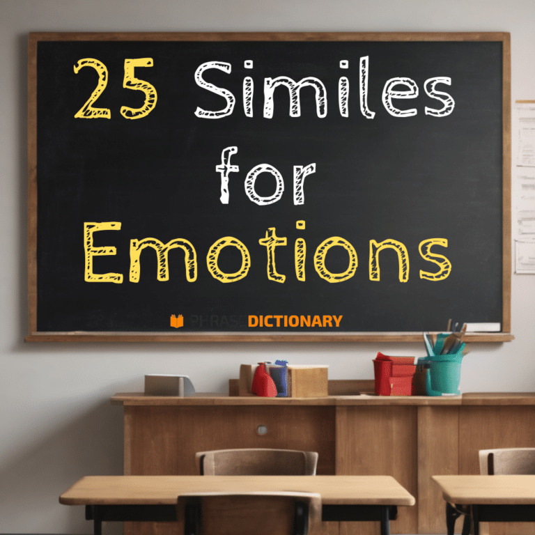 25 Similes for Emotions