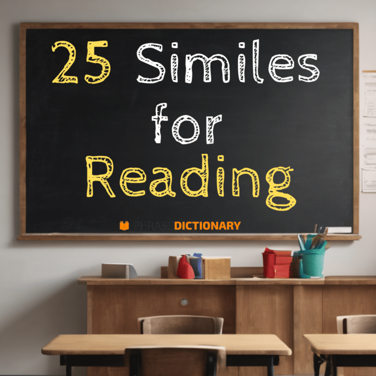 25 Similes for Reading