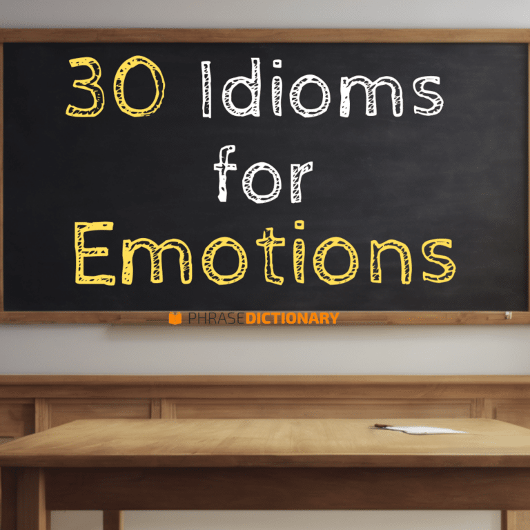 30 Idioms for Emotions