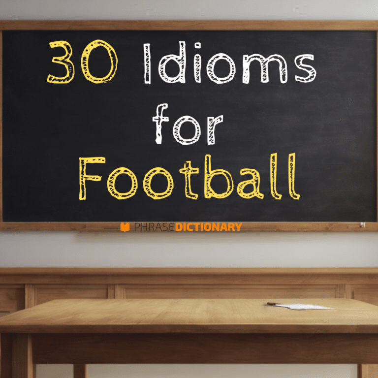 30 Idioms for Football