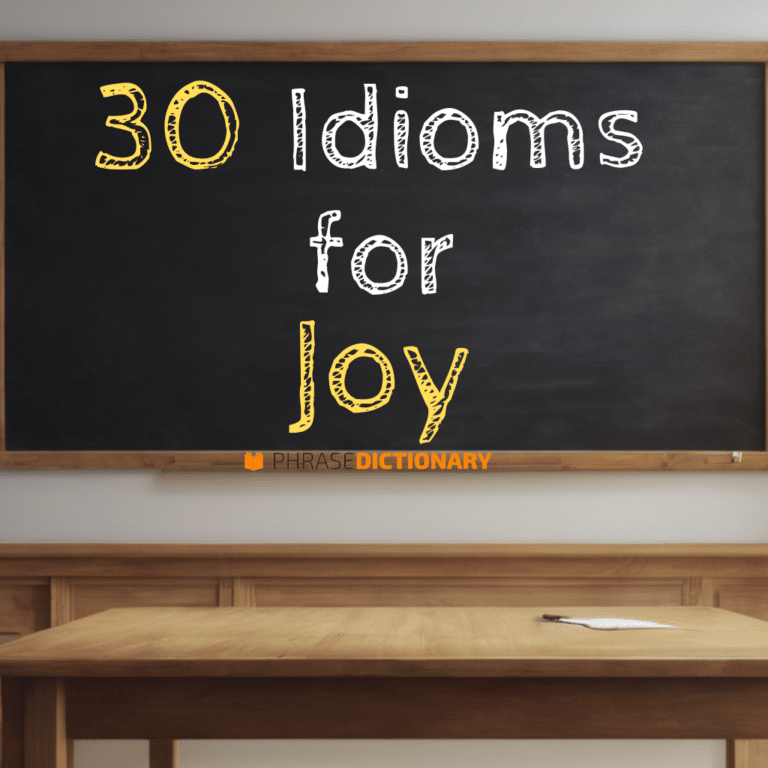 30 Idioms for Joy