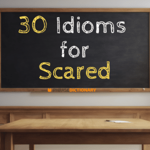 30 Idioms for Scared