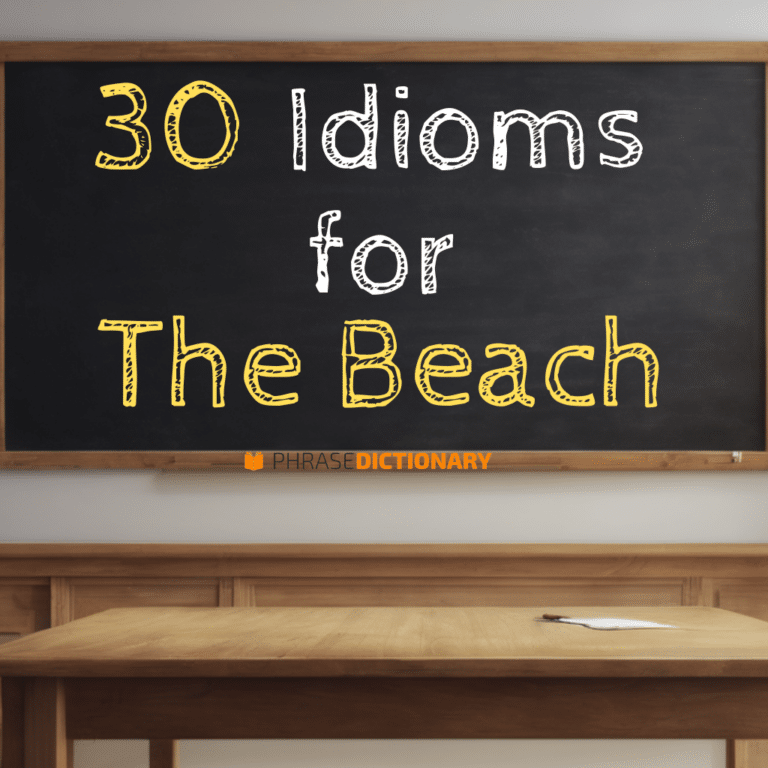 30 Idioms for The Beach
