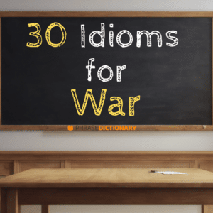 30 Idioms for War